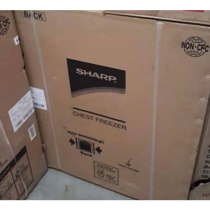 Brand New Original SHARP 5cuft Chest type inverter freezer frost free ...