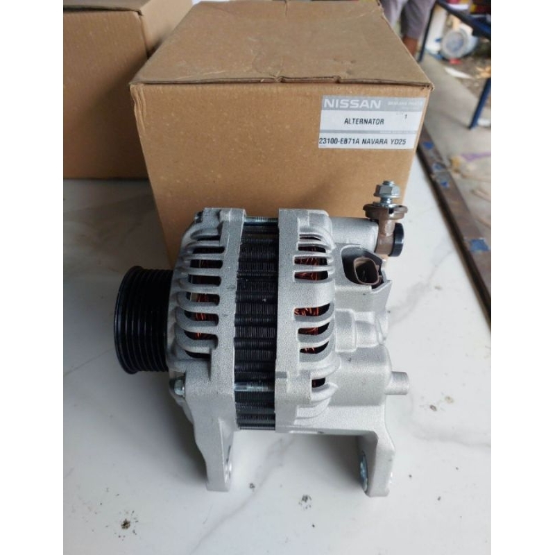 ALTERNATOR ASSEMBLY 23100-EB71A 12V NISSAN NAVARA D40 100 AMP 7PK OEM ...