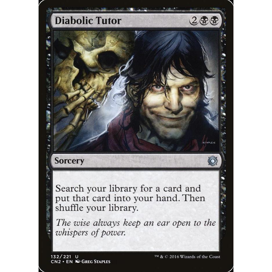 Diabolic Tutor MTG - (Regular) | Shopee Philippines