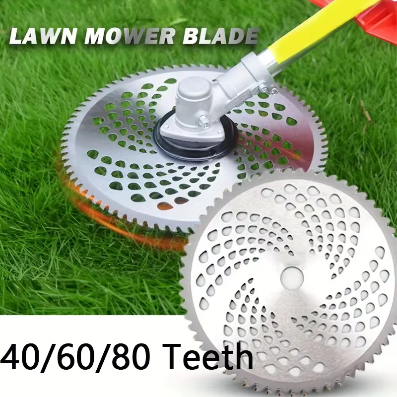 40/60/80 Teeth Grass Trimmer Head Blade Wood Brush Cutter Disc ...