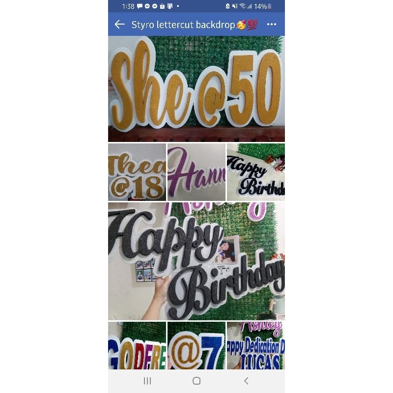 styro name/character backdrop | Shopee Philippines