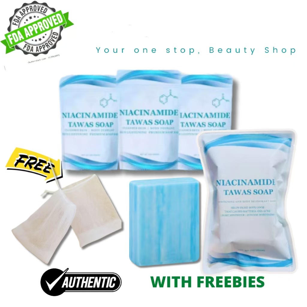 NIACINAMIDE TAWAS SOAP 100g | Body Deodorant Cleanses Skin Premium Soap ...