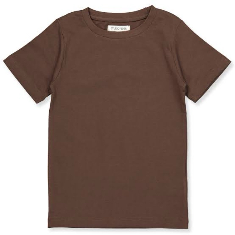 MOCHA MOUSSE TSHIRT KIDS AND ADULT PLAIN COTTON SPANDEX COLOR OF THE ...