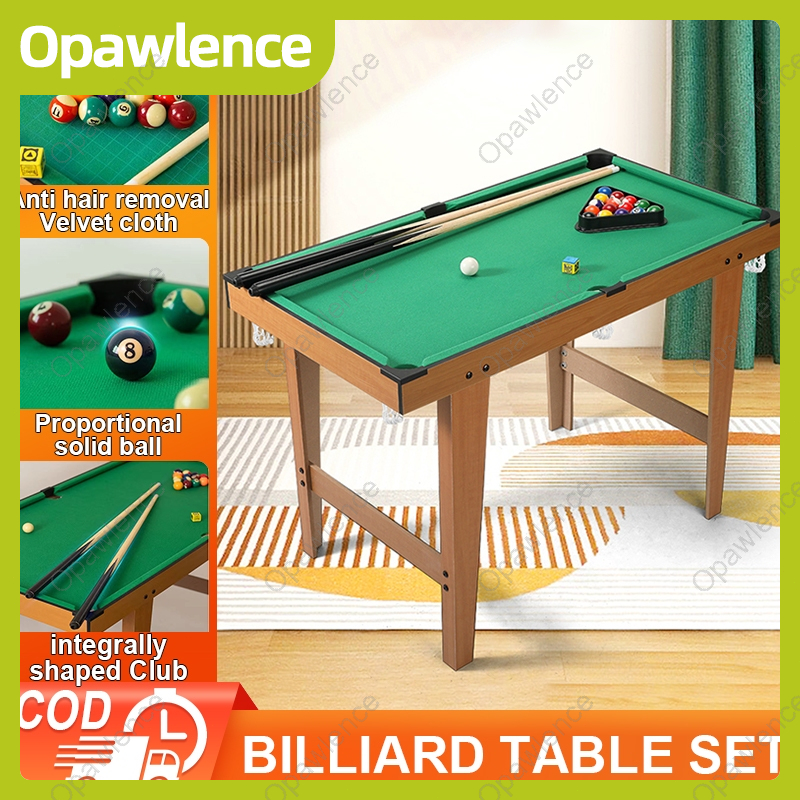Opawlence Wooden Mini Billiard Table for Kids and Adults, Adjustable ...