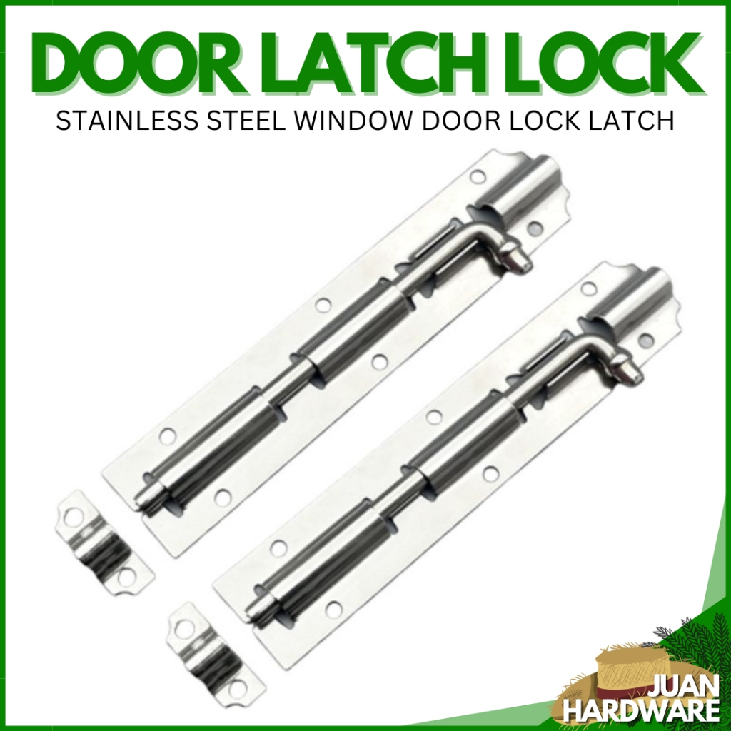 Door Hasp Latch Lock Stainless Steel Safety Packlock for Door Window ...