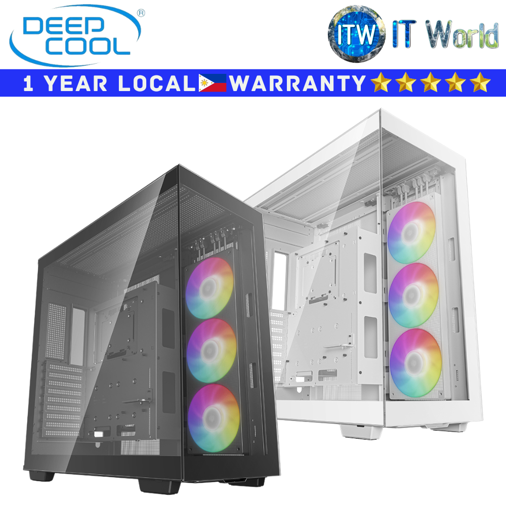 Itw | Deepcool Computer PC Case CH780 Panoramic Glass-Dual Chamber ...