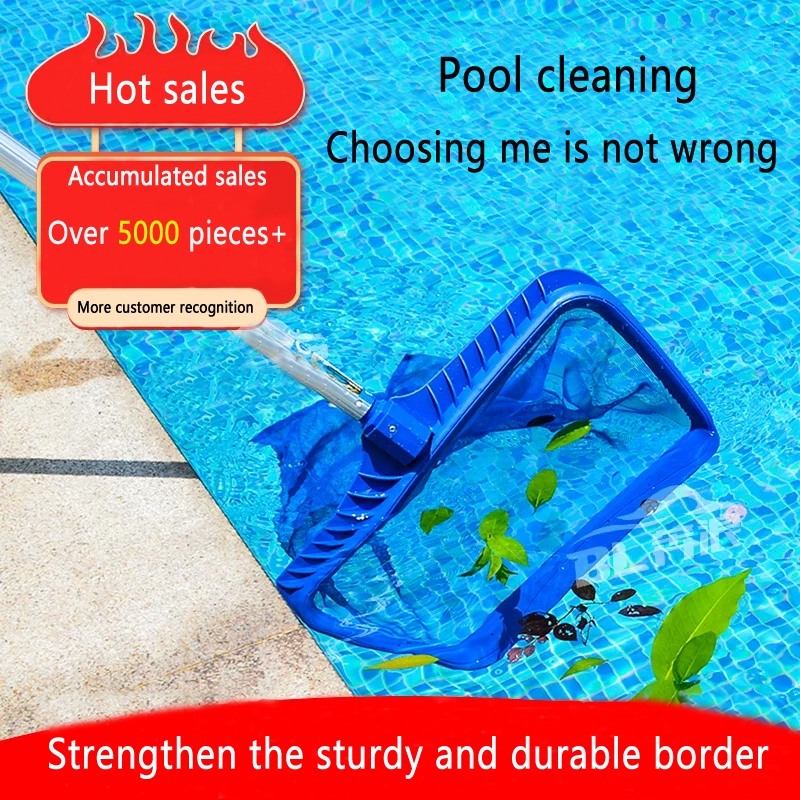 Pool Cleaning Deep Water Net Bag Head Skimmer Pond Pools Leaf Cleaning ...