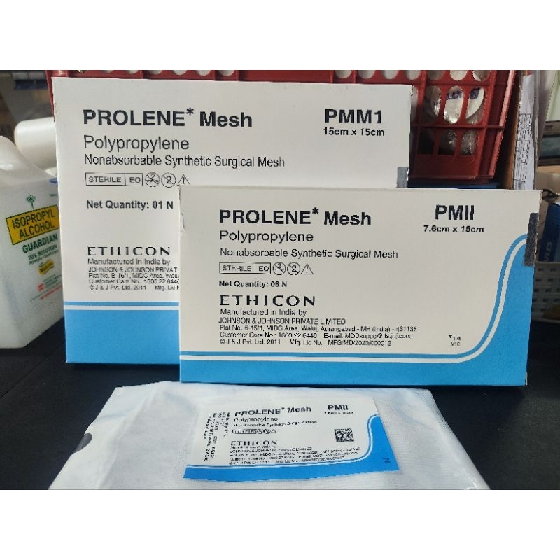Prolene Mesh Polypropylene Non absorbable Synthetic Surgical mesh 7 ...