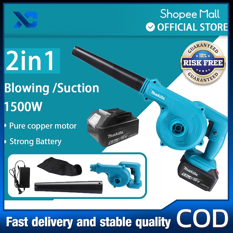 XC 2 in 1 Portable Cordless Air Blower 36V Wireless Electric Vacuum ...