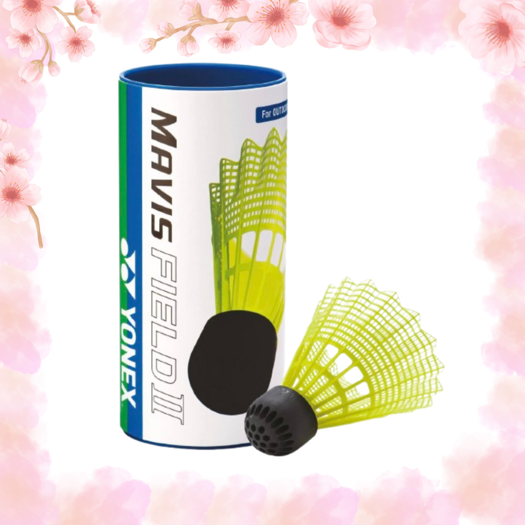 YONEX Badminton Shuttle, Outdoor Use Nylon Shuttle, Mavis Field, Pack ...