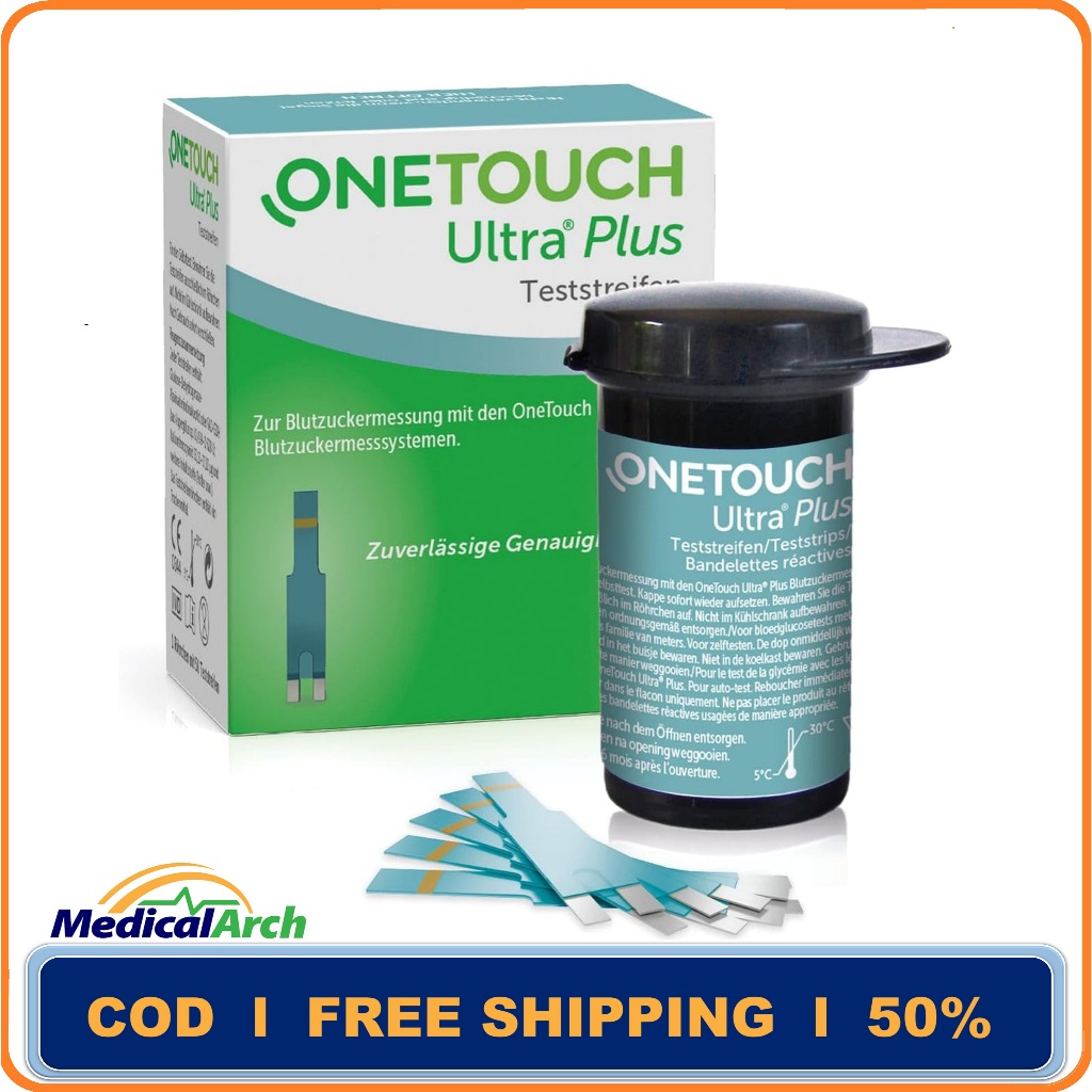 One Touch Ultra Plus Test Strips 25s or One Touch Ultra Plus Flex ...