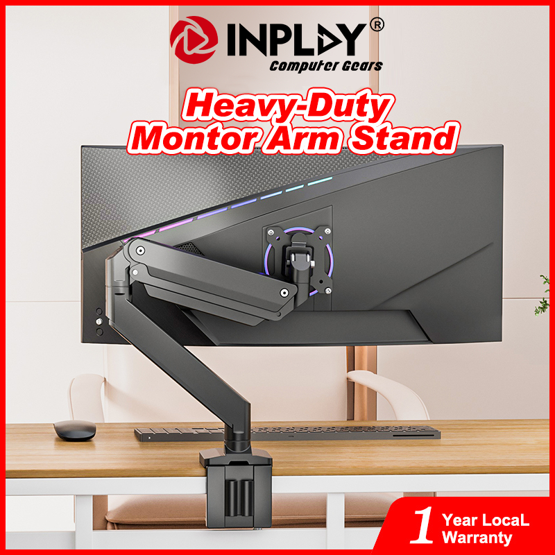 Single Monitor Stand Monitor Mount 32 Inches Articulating Gas Spring ...