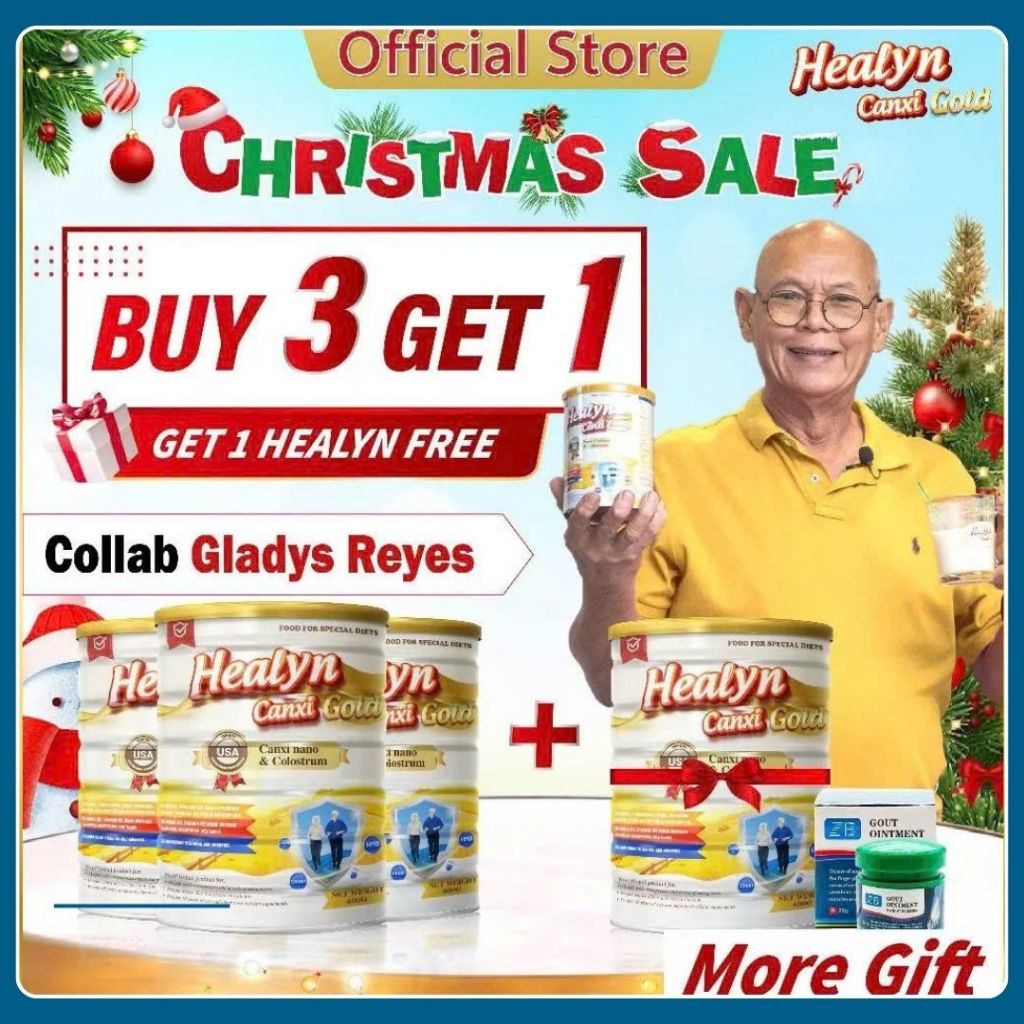Buy 3 get 1 Healyn Canxi Gold 400g Milk | Shopee Philippines