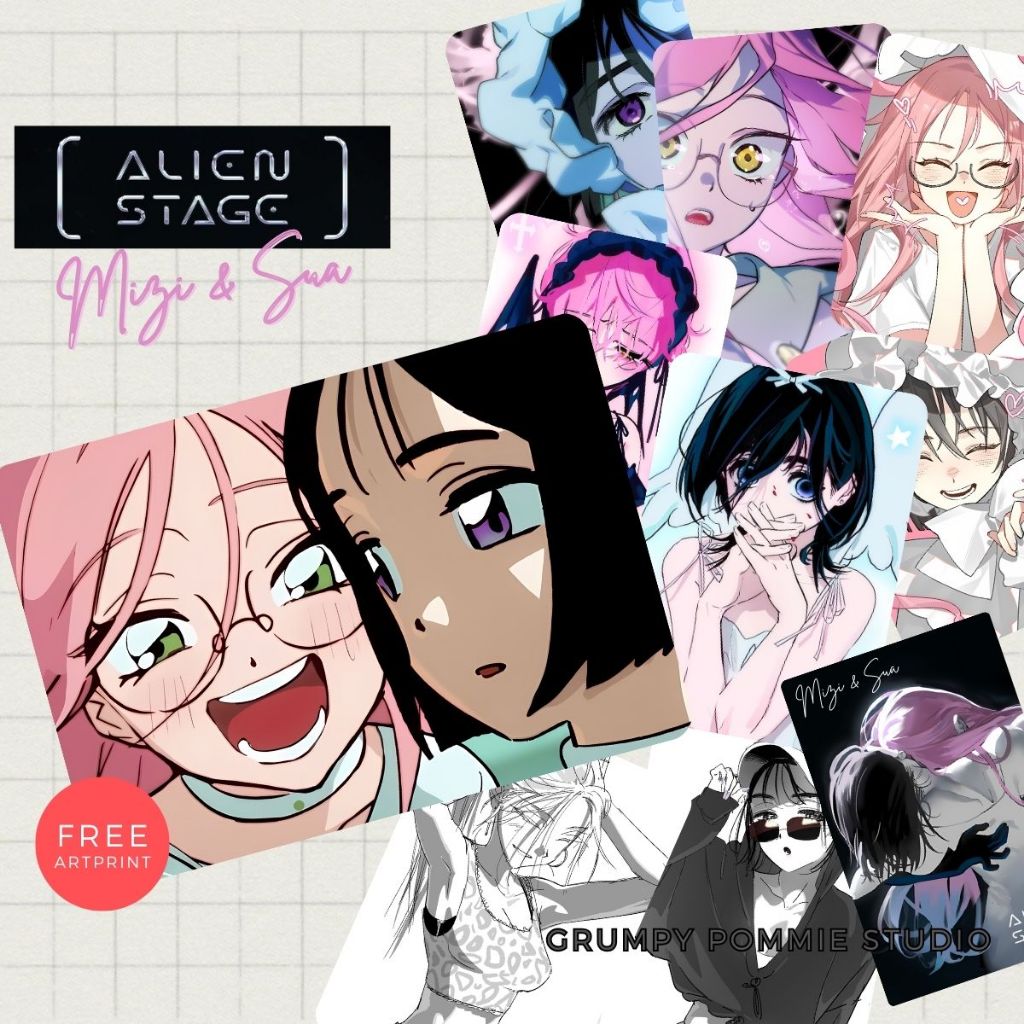 ALIEN STAGE - MiziSua Photocard Set [650GSM]- ALNST [UNOFFICIAL/FANMADE ...