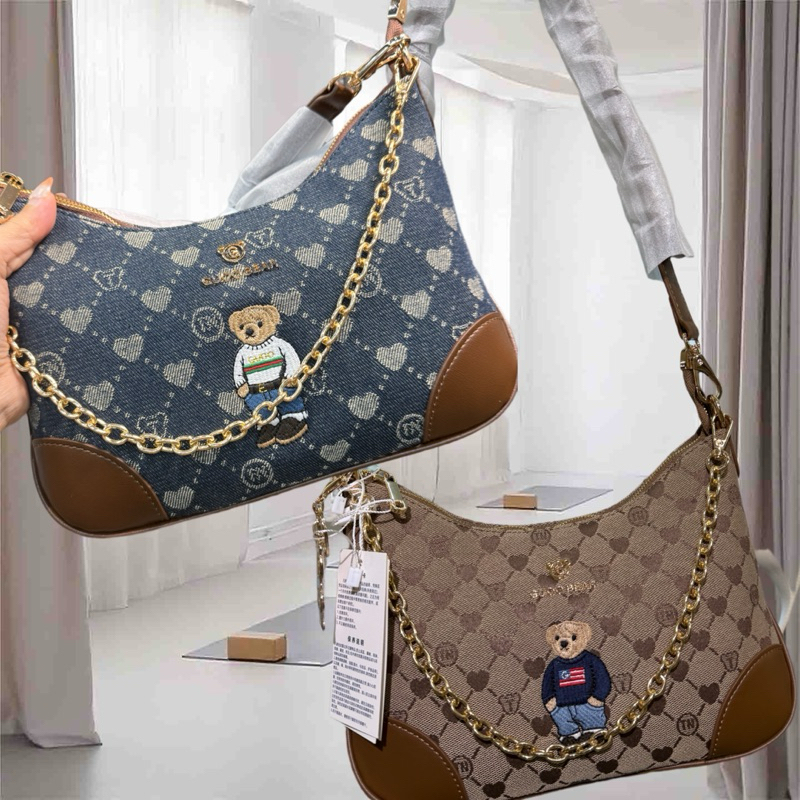 TTWN BEAR GUOO BEAR 2way HOBO BAG | Shopee Philippines