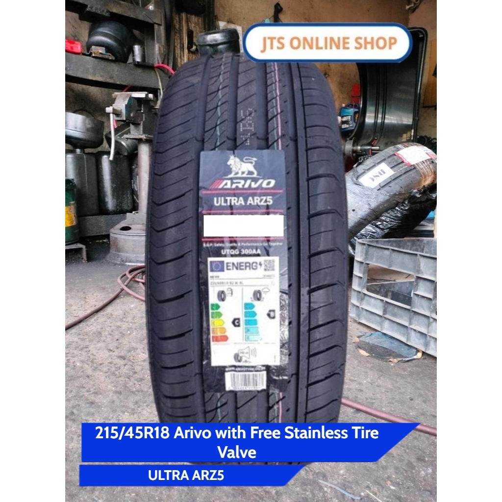 215/45R18 Ultra ARZ5 Arivo with Free Stainless Tire Valve (PRE-ORDER) | Shopee Philippines