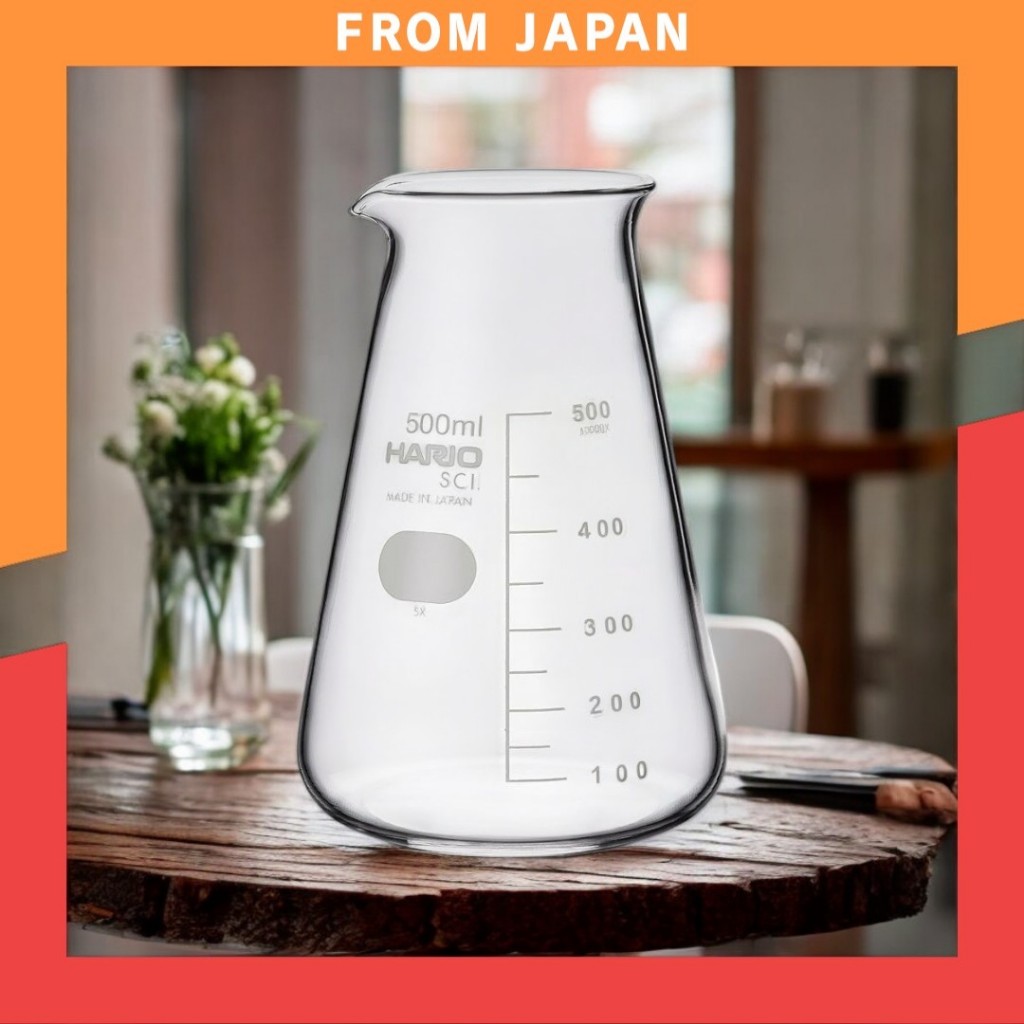 Conical Beaker with Graduated Marks - Various Sizes (200ml,300ml, 500ml ...