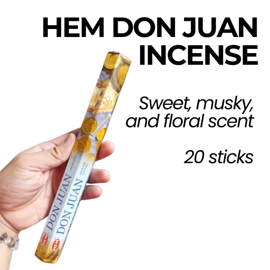 HEM Don Juan Incense 20 sticks AUTHENTIC & IMPORTED HAND-ROLLED Product ...