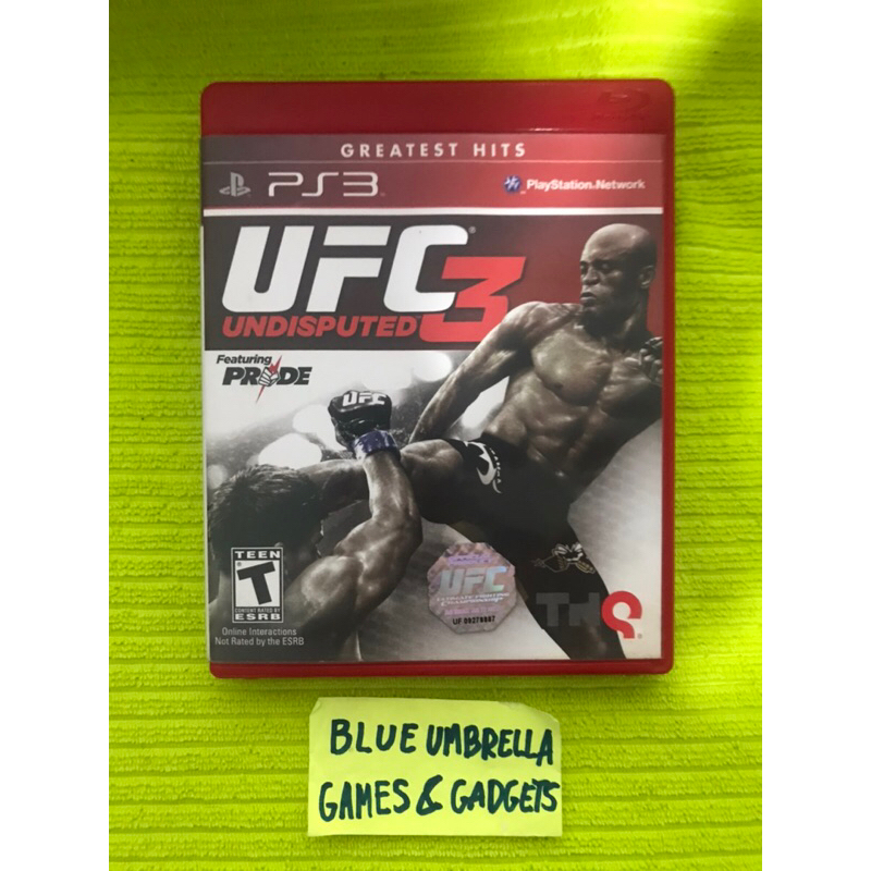UFC 3 Undisputed PS3 Region 1 U.S Version VERY GAME Playstation 3 ...