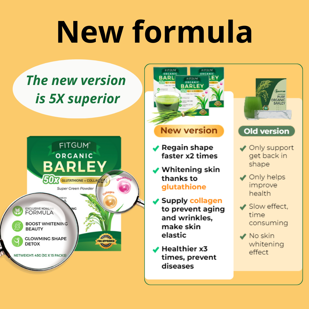 FITGUM Organic Barley Original for Slimming Body Barley Powder ...