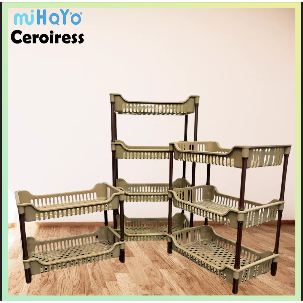 NewLand 2/3/4 layers Organizer Rack Kitchenware Utility Kitchen Shelves ...