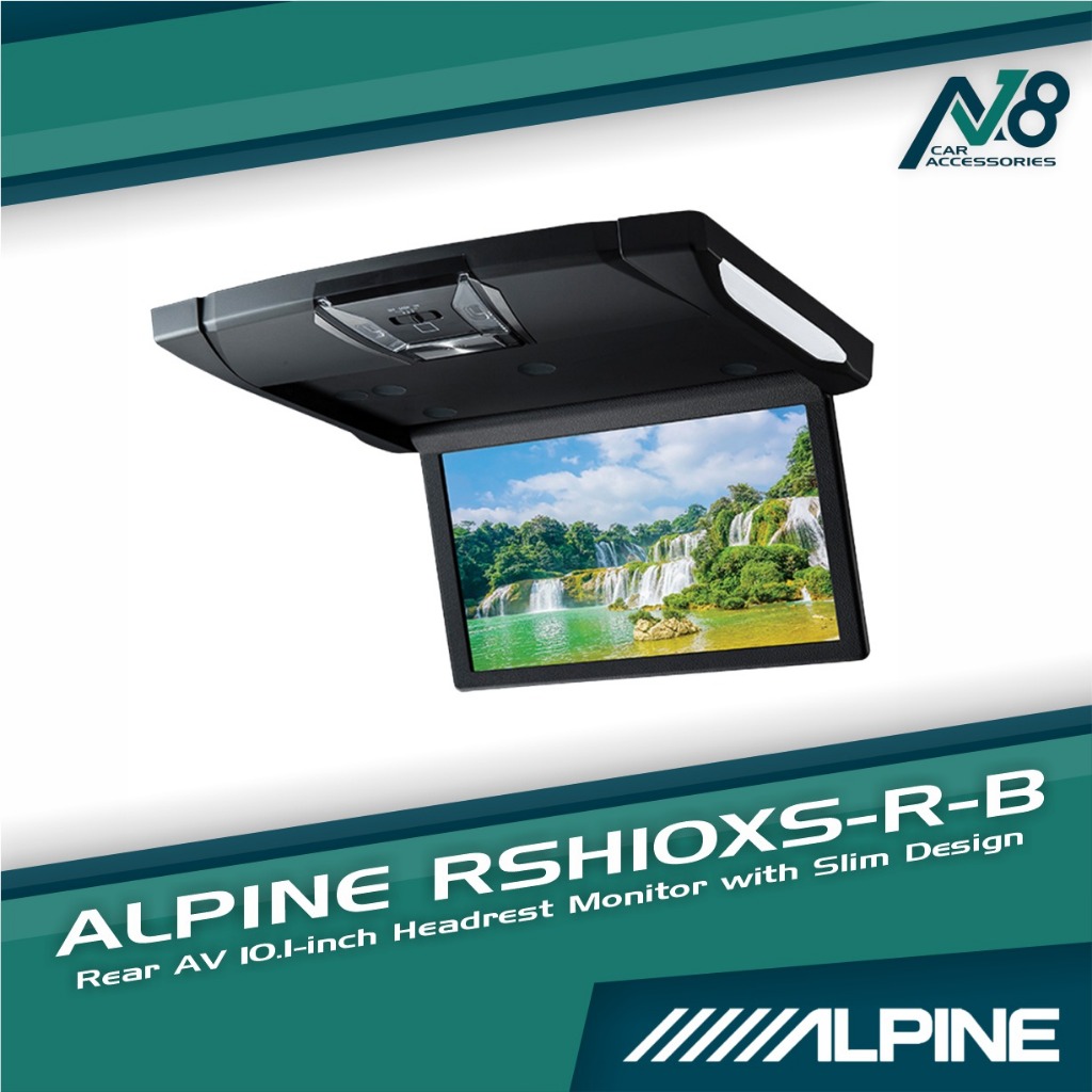 Alpine RSH10XS-R-B Rear AV Monitor with Slim Design Genuine | Shopee ...