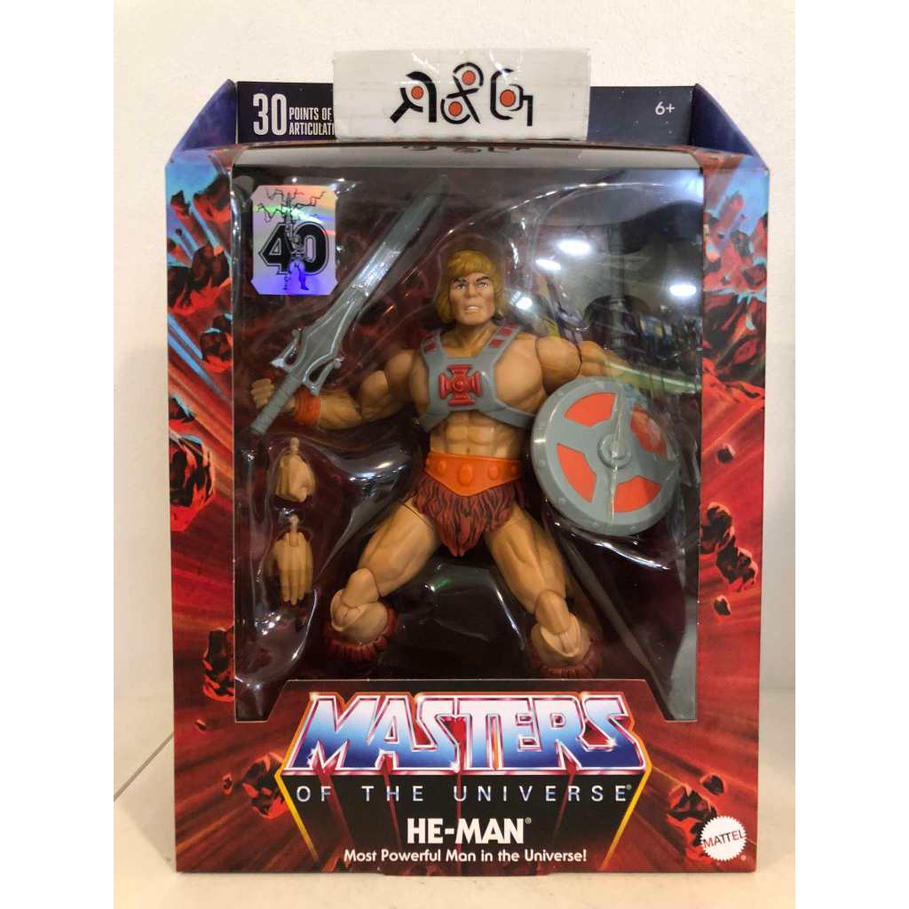 Mattel Masters of the Universe 40th Anniversary Masterverse He-Man ...