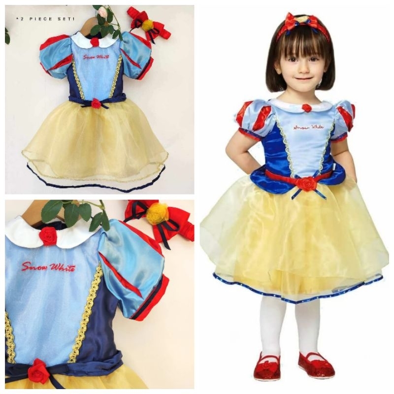 EZEFINDS Disney Princess Snow White Milestone Dress Costume | Shopee ...