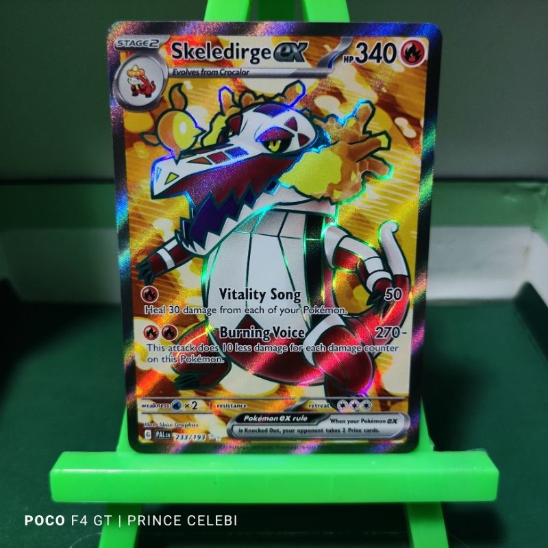 Pokemon TCG - Skeledirge ex Full Art | Shopee Philippines