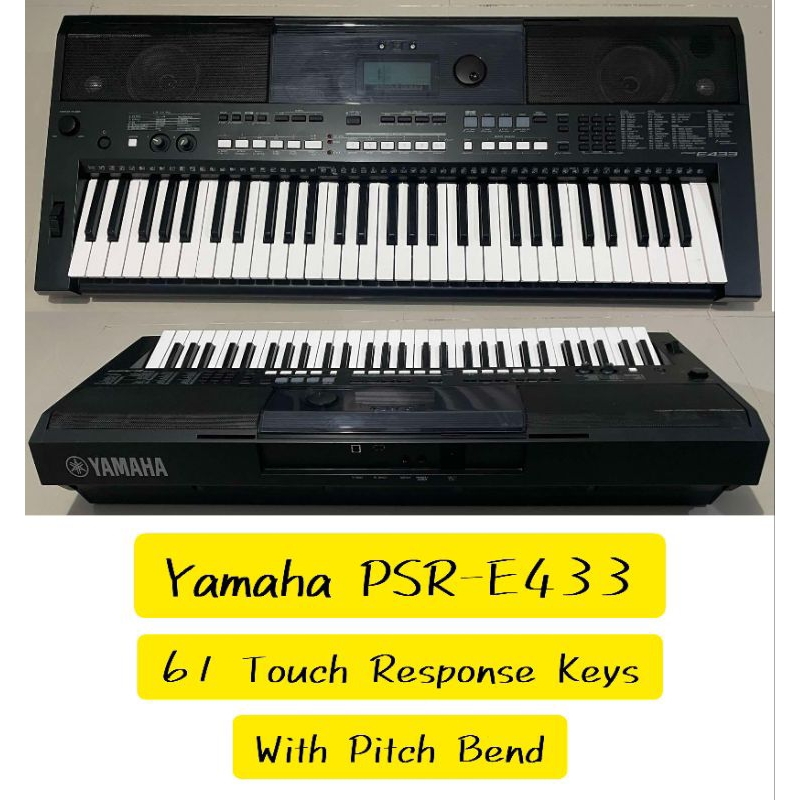 Yamaha PSR-433 (61 Touch Response Keys) Japan Surplus Keyboard Piano ...