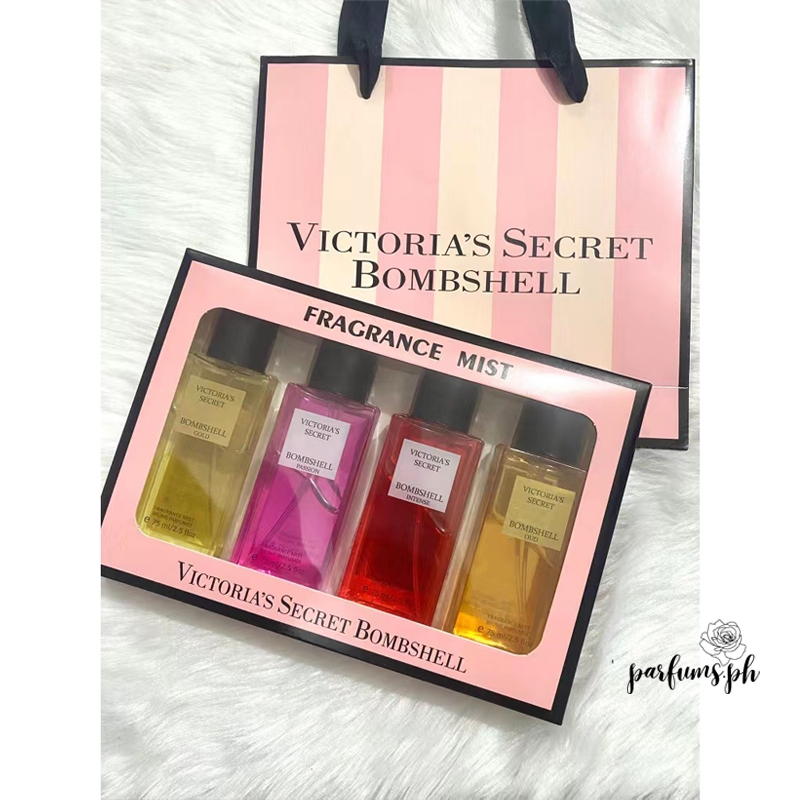 VICTORIA’S SECRET Perfume Fragrance Mist Pabango Set 4in1 75mL*4 With ...