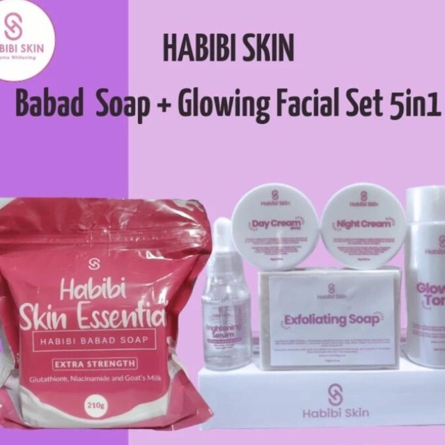 HABIBI SKIN BABAD SOAP+FACIAL GLOWING SET COMBINATION | Shopee Philippines