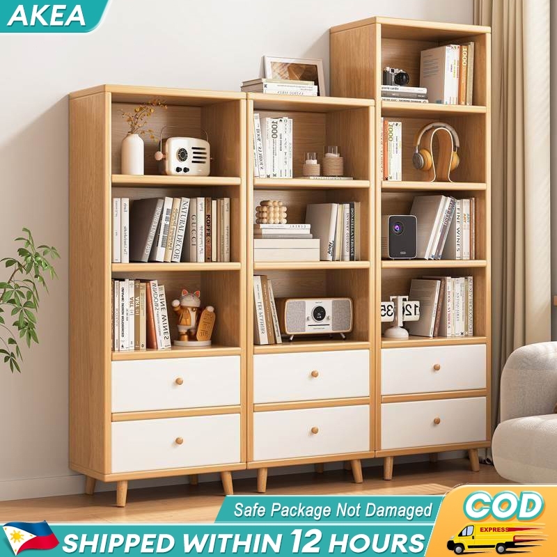 Bookcase With Drawers Multi-layer Book shelf Drawer Cabinet Multi ...