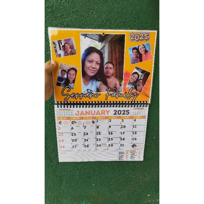 COSTUMIZED 2025 CALENDAR A3, A4 size | Shopee Philippines