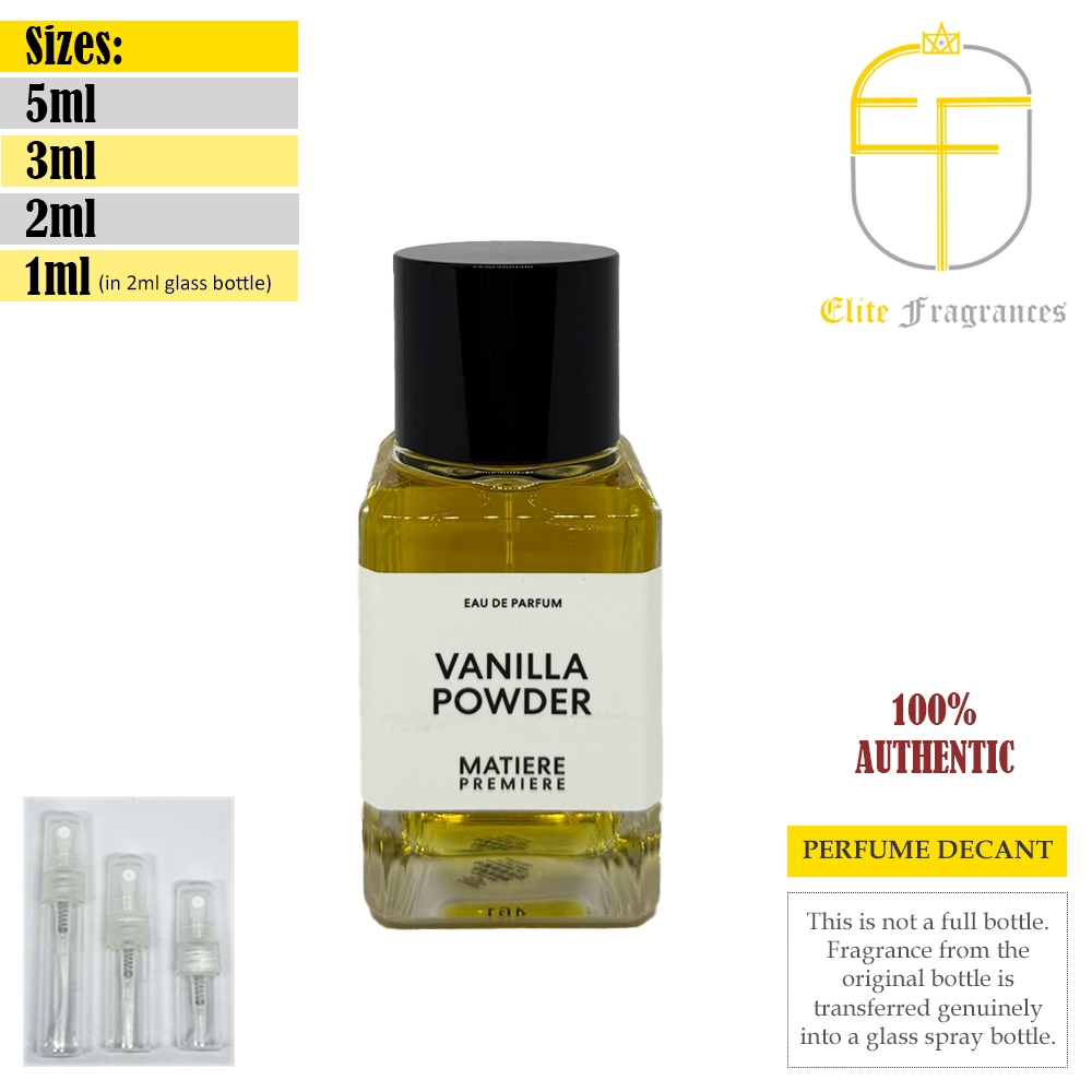 DECANT Matiere Premiere Vanilla Powder | Shopee Philippines