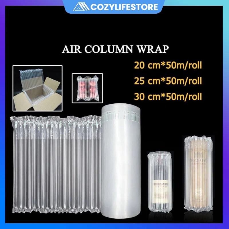 50 Meters Air Column Shockproof Inflatable Bag Anti-Fall Buffer Bubble ...