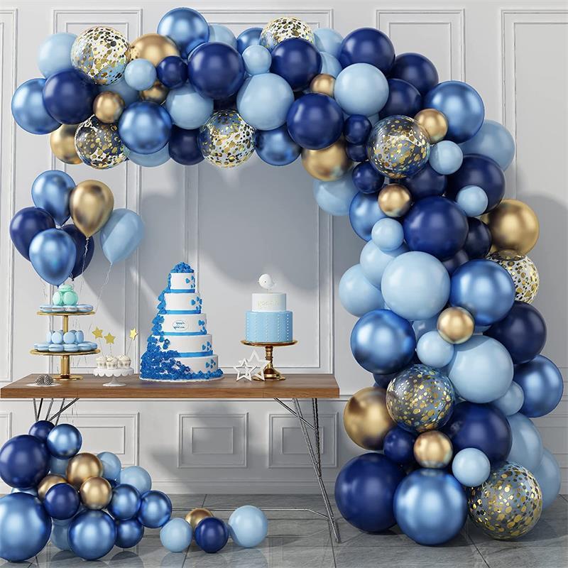 127PCS Blue Balloon Garland Arch Set for Boy Birthday Party Baby Shower ...