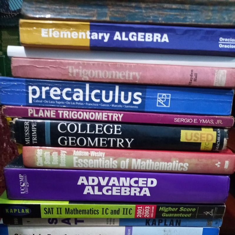 Math Books Trigonometry Algebra Geometry, Mechanics ,Computer Science ...