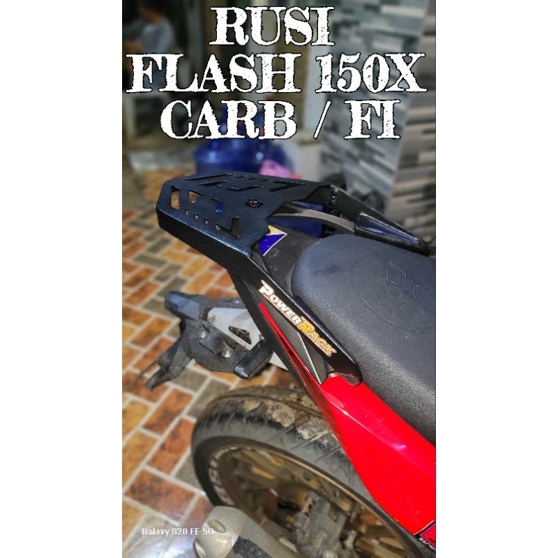 RUSI FLASH 150 CARB / FI / 150X / TOPBOX BRACKET / STAY GRAB BAR / CNC ...