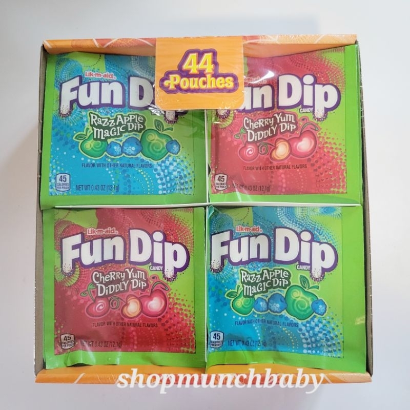 Fun Dip candy - 2 flavors (44 pouches/box) | Shopee Philippines