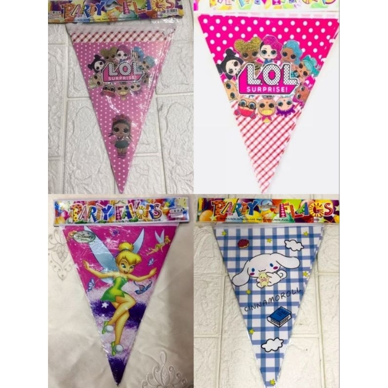 Character Banderitas Flags Party Needs Supplies Tinkerbell LOL ...