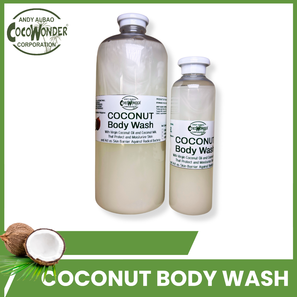 COCONUT BODY WASH | COCOWONDER | Liquid, Made Of Organic Coconut Milk ...