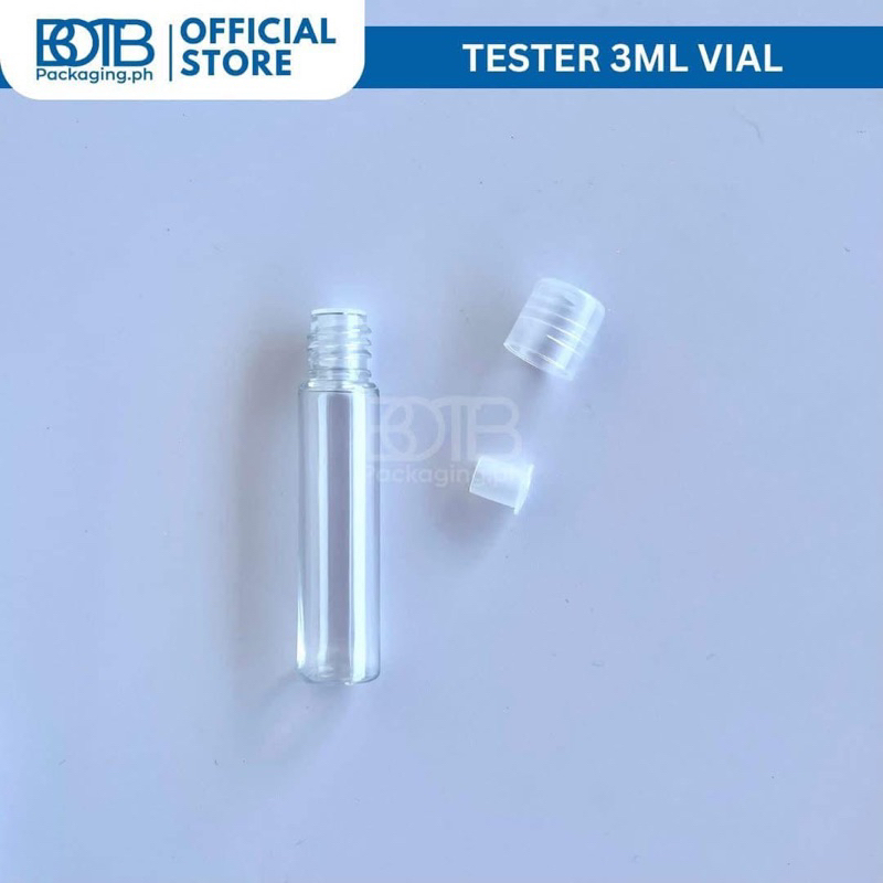 100pcs 3ml PET Vials Tester/ Sampler for Perfume, Leak Proof, Easy to ...
