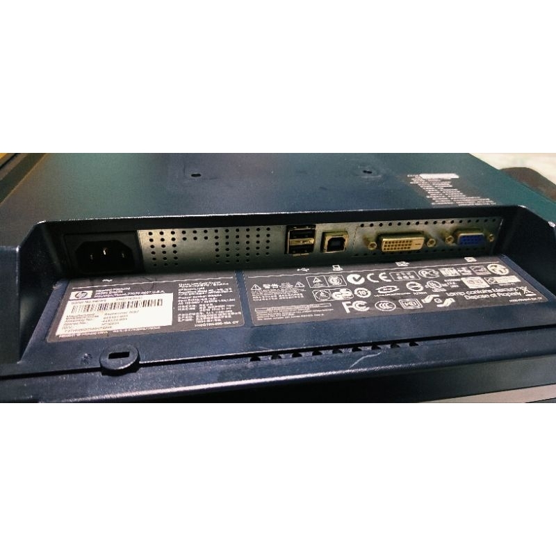 19 inch USED HP Square type Monitor VGA DVI port No stand no plug As Is ...