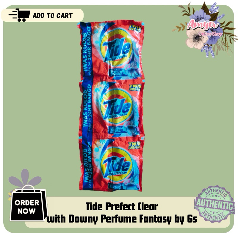Tide Perfect Clean Detergent with Down Perfume Fantasy by 6s | Shopee ...