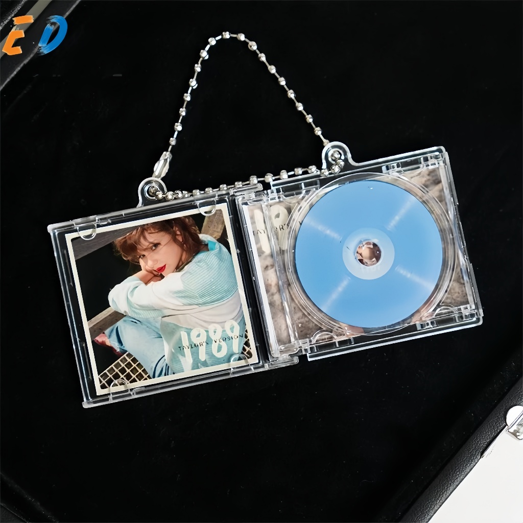 Mini CD Case Pendant CD Player Shaped Key Pendant For DIY Keych ...