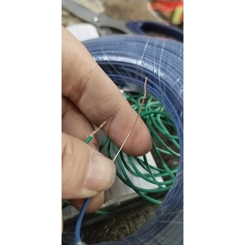 per meter #22 solid /stranded wire , pure copper, random color wires maliit number palaki size ...