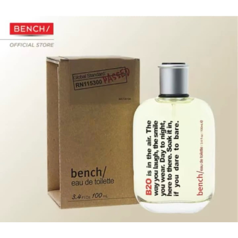 BENCH- B20 EDT (100ml) | Shopee Philippines