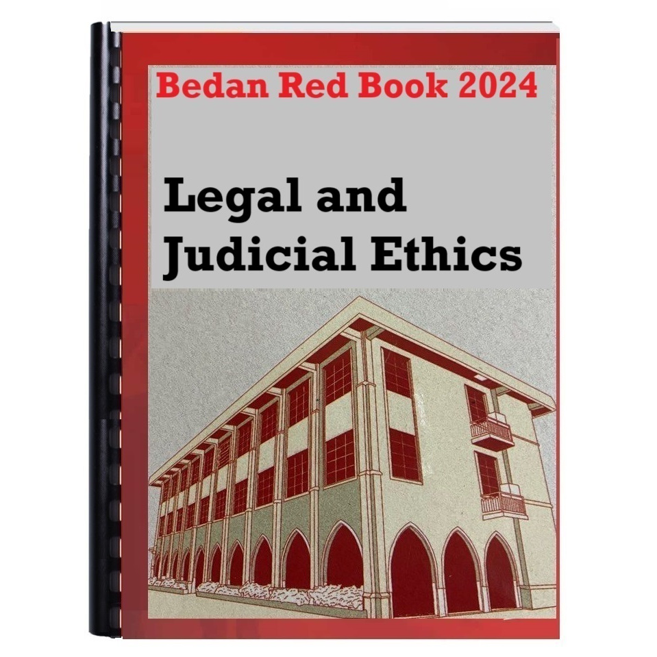 BEDAN RED BOOK 2024 LEGAL & JUDICIAL ETHICS BAR REVIEWER (San Beda Red ...