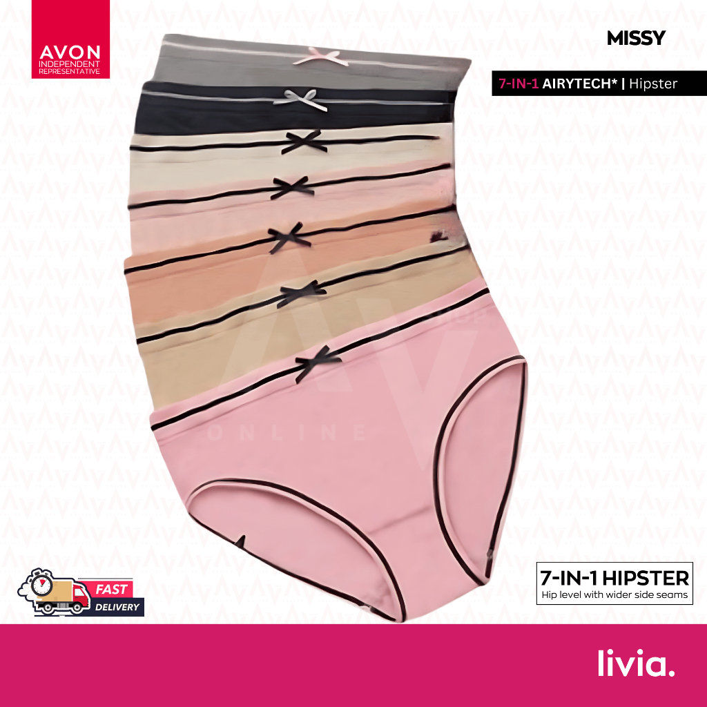 Avon Missy | Livia 7in1 Hipster Panty Pack | Sizes S-L| | Shopee ...